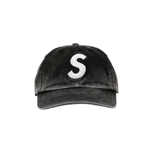 Supreme Pigment Print S Logo 6-panel Cap - Black