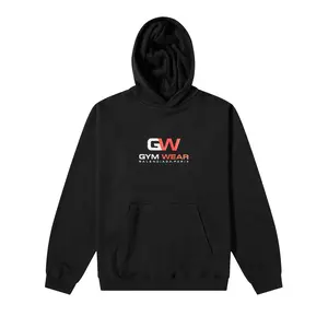 Balenciaga Gym Wear Logo Hoodie - Black