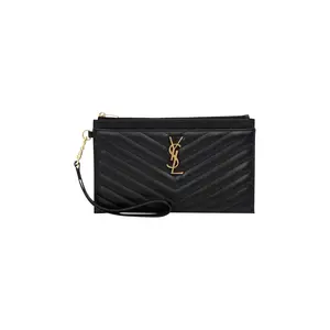 Saint Laurent Monogram Strap Clutch