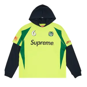 Supreme Hooded Soccer Jersey - Green