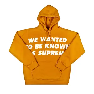 Supreme Supreme Known As Hooded Sweatshirt Gold