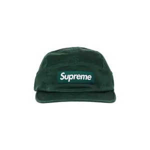 Supreme Washed Chino Twill Camp Cap - Green