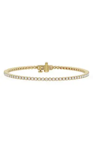 JENNIFER FISHER 18k Gold 1.94 Ctw Lab-created Diamond Tennis Bracelet - 18k Yellow Gold