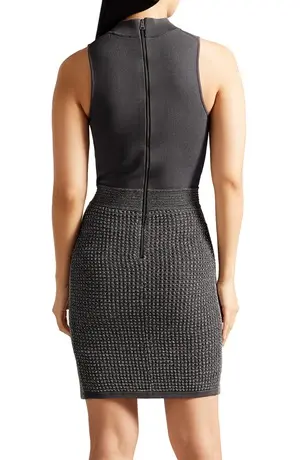 Ted Baker London Sanriia Sleeveless Mock Two Piece Dress