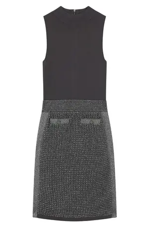 Ted Baker London Sanriia Sleeveless Mock Two Piece Dress