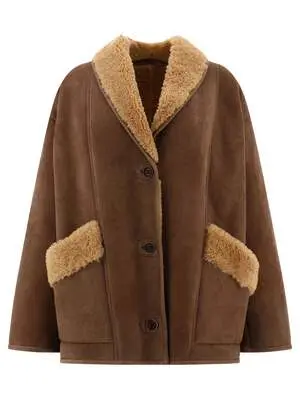 SALVATORE SANTORO Jacket With Shearling Inserts