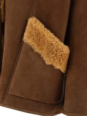 SALVATORE SANTORO Jacket With Shearling Inserts