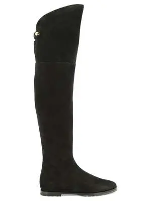 MAISON SKORPIOS Stefania Over-the-knee Boots - Black