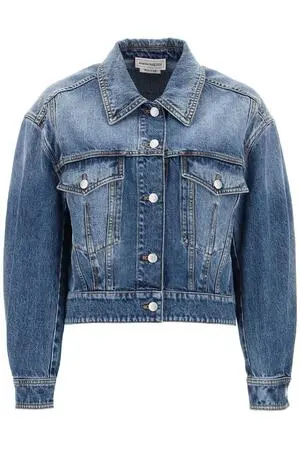 Alexander McQueen Denim Cocoon Jacket