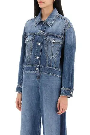 Alexander McQueen Denim Cocoon Jacket