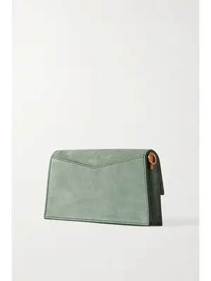 METIER Fernando Jorge Roma Mini Embellished Suede Shoulder Bag