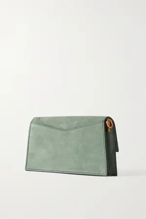 METIER Fernando Jorge Roma Mini Embellished Suede Shoulder Bag
