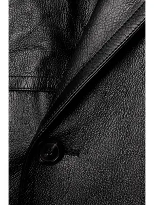 Balenciaga Cocoon Double-breasted Belted Leather Trench