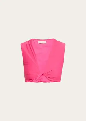 Ramy Brook Oliwia Bikini Top Perfect Pink