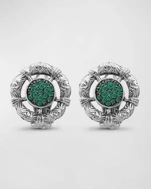 Stephen Dweck Emerald Earrings - Green