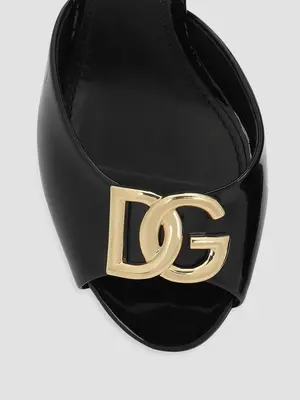 Dolce & Gabbana 90mm Leather Logo Mules