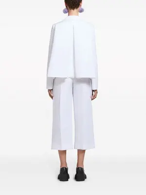 Marni Wide-leg Cropped Trousers - White