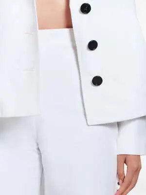 Marni Wide-leg Cropped Trousers - White