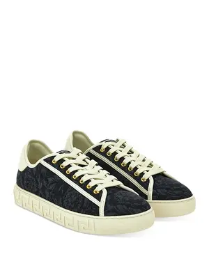 Versace Low Top Sneakers - Black/off White