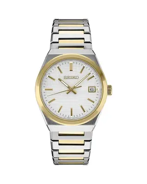 SEIKO Essentials 39mm Watch - Silver/two-tone