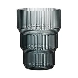 KOSTA BODA Pavilion Tulip Vase - Gray
