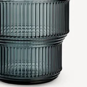KOSTA BODA Pavilion Tulip Vase - Gray
