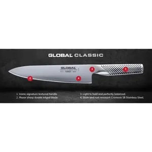 GLOBAL 4-piece Steak Knife Set