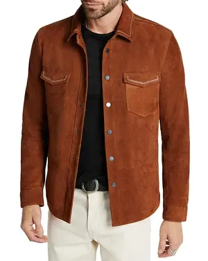 John Varvatos Long Sleeve Overshirts For Men