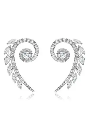 MINDI MOND Icon Diamond Fibonacci Earrings