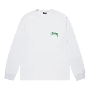 StÜssy Landin Long-sleeve Tee - White