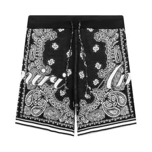 Amiri Bandana Short - Black