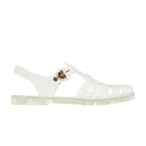 Gucci Gg Fisherman Sandals - White