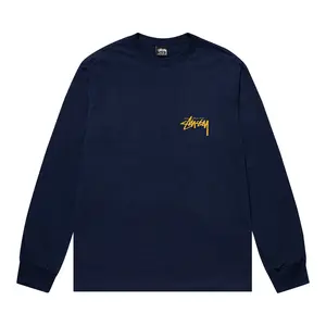 StÜssy Landin Long-sleeve Tee 'navy - Blue