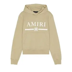 Amiri Bar Logo Hoodie - Tan
