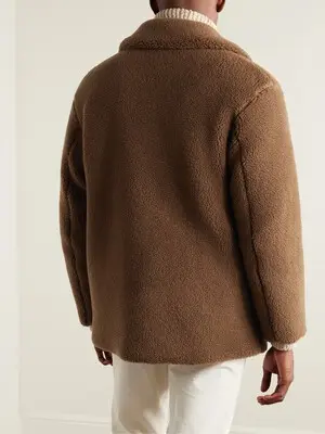 Loro Piana Tavan Cashmere And Silk-blend Fleece Jacket