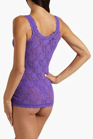 Hanky Panky Stretch-lace Camisole - Purple