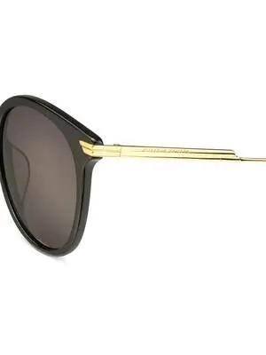 Bottega Veneta Combi 54mm Round Sunglasses