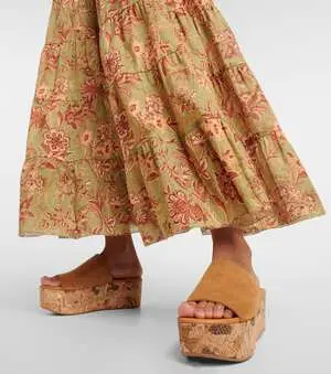 See By Chloé Liana 70 Suede Platform Mules