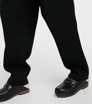 Brunello Cucinelli High-rise Gabardine Wide-leg Pants