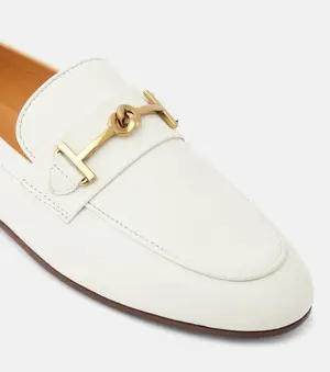 TOD'S Double T Leather Loafers