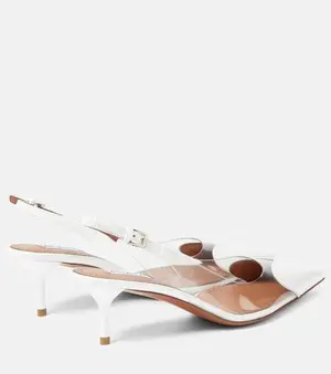 Alaïa Cœur Slingback Pumps - White