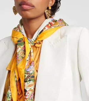 Etro Printed Silk Scarf