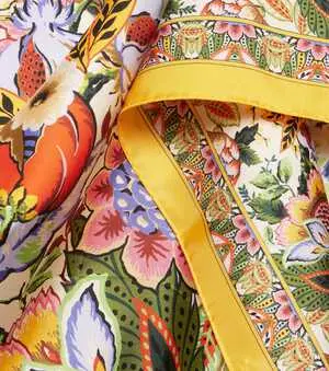 Etro Printed Silk Scarf