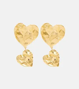 Oscar De La Renta Stacked Earrings - Gold