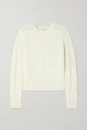 Max Mara Berlina Cable-knit Cashmere Sweater