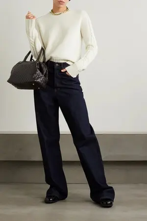 Max Mara Berlina Cable-knit Cashmere Sweater