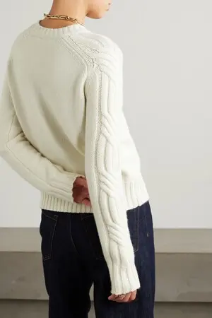 Max Mara Berlina Cable-knit Cashmere Sweater