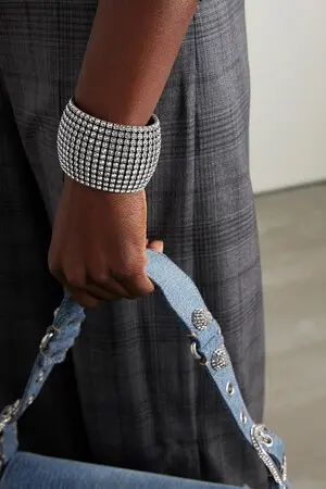 Balenciaga Tone Crystal Cuff