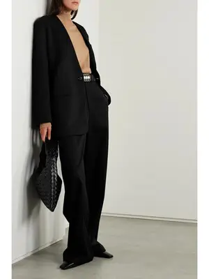 NILI LOTAN Colombe Wool-twill Blazer