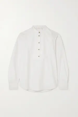 Chloé Net Sustain Organic Cotton-poplin Blouse